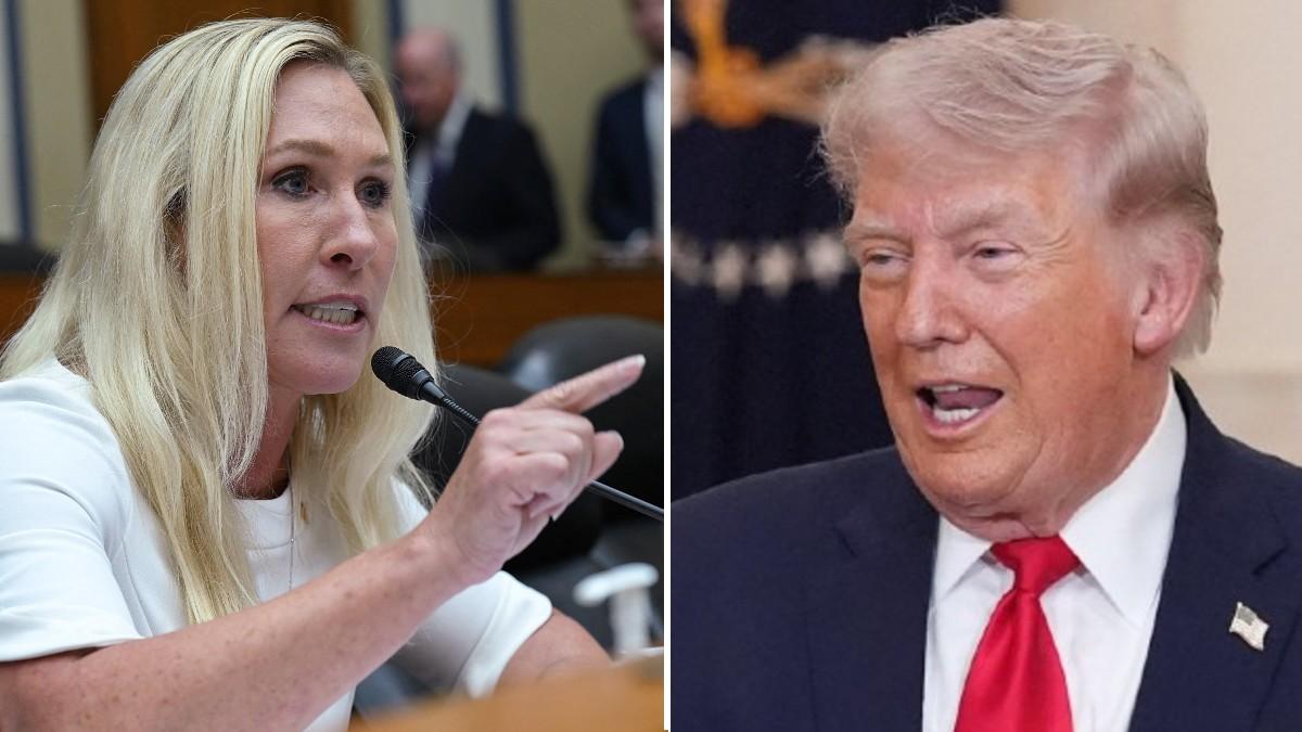 Marjorie Taylor Greene goes nuclear on Donald Trump after he skips ...