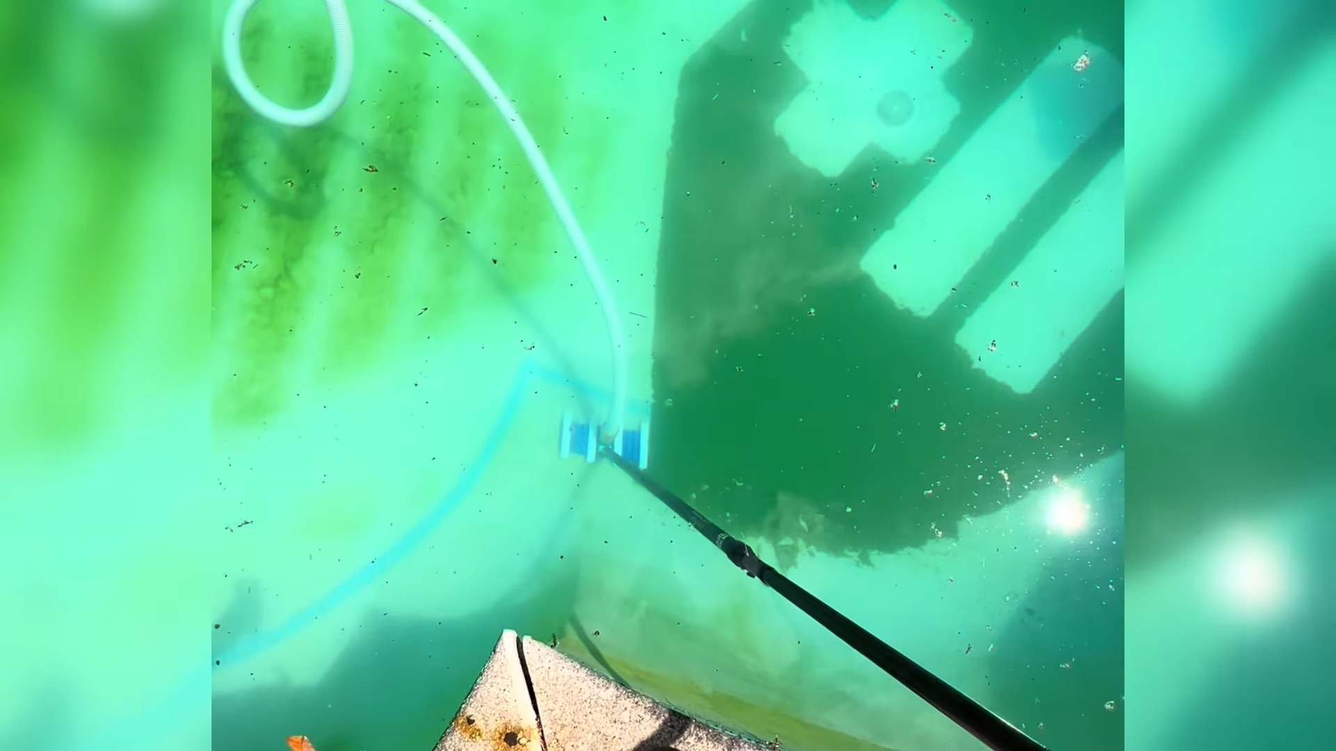 How this pool went from green to crystal clear