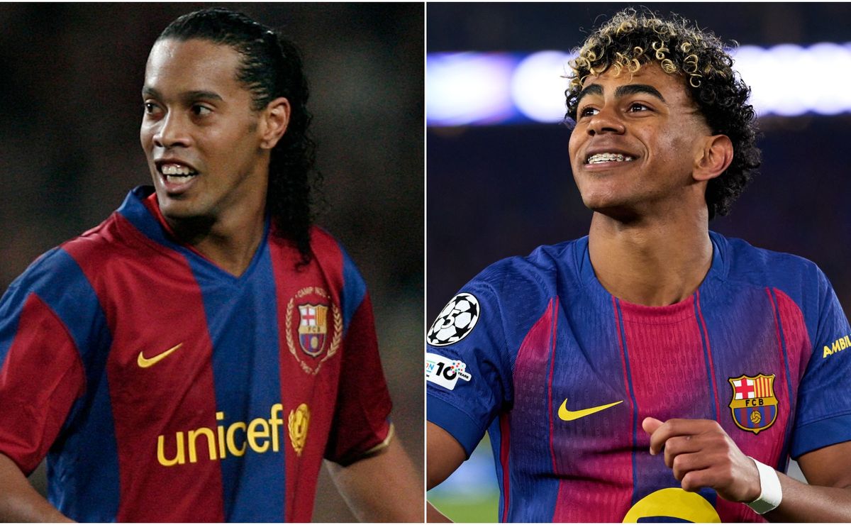 Barcelona legend Ronaldinho delivers high praise to Lamine Yamal: 'He ...