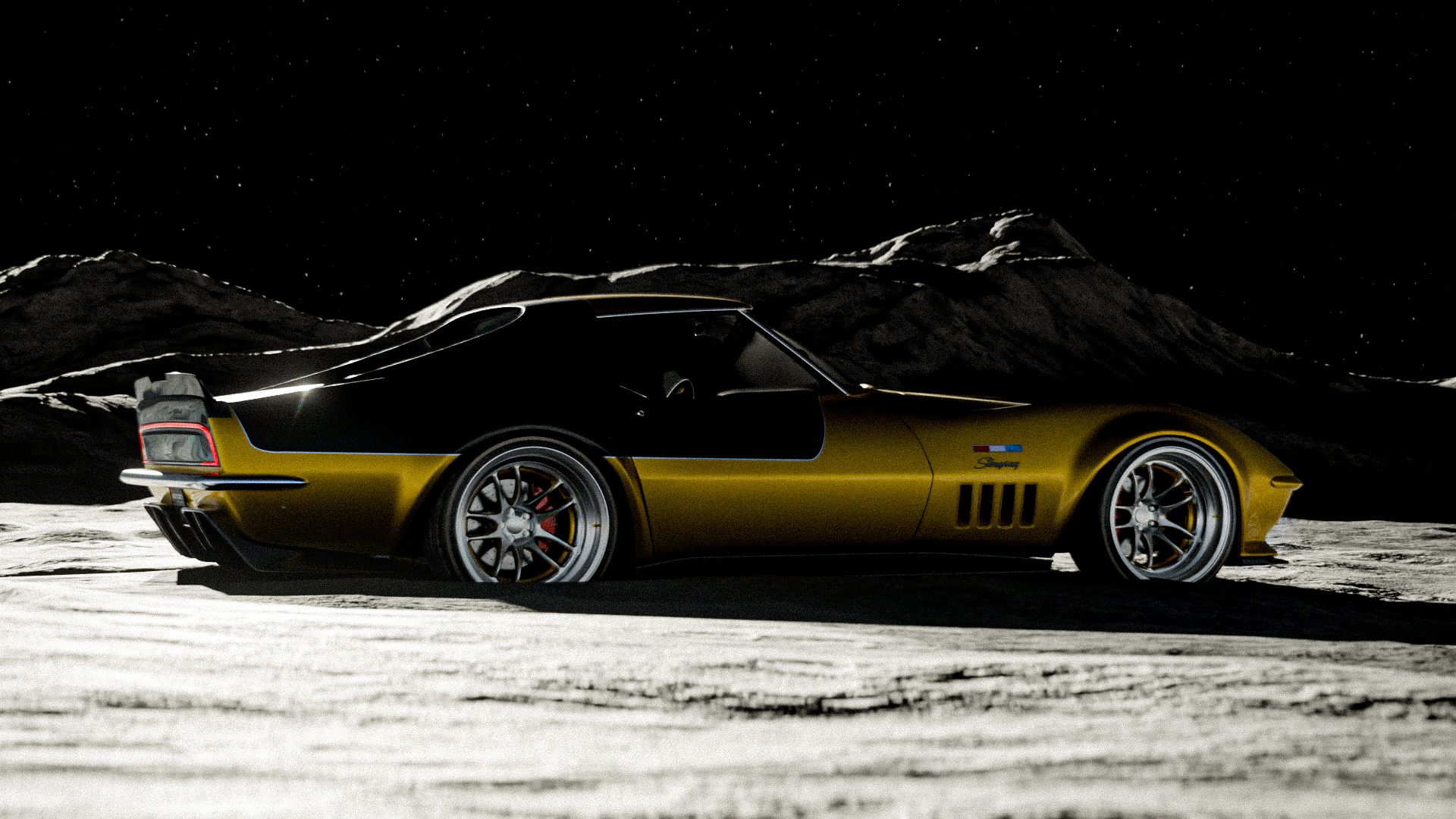 This reimagined 1969 Corvette Astrovette restomod celebrates Artemis II ...