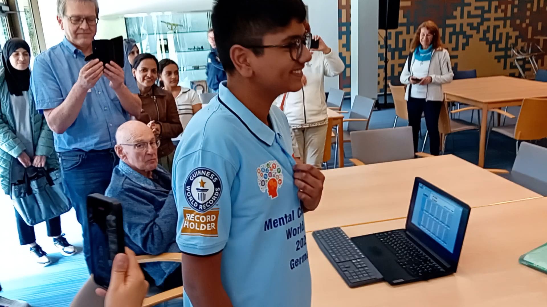 Fastest mental addition of ten 10 digit numbers