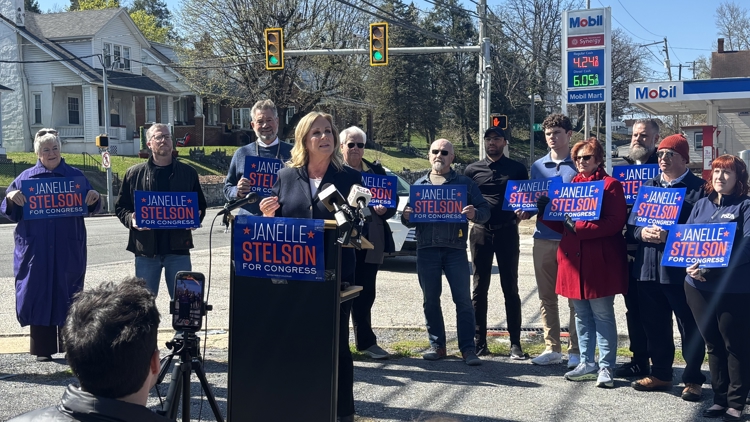 Janelle Stelson, Rep. Perry trade attacks over gas prices, Iran war