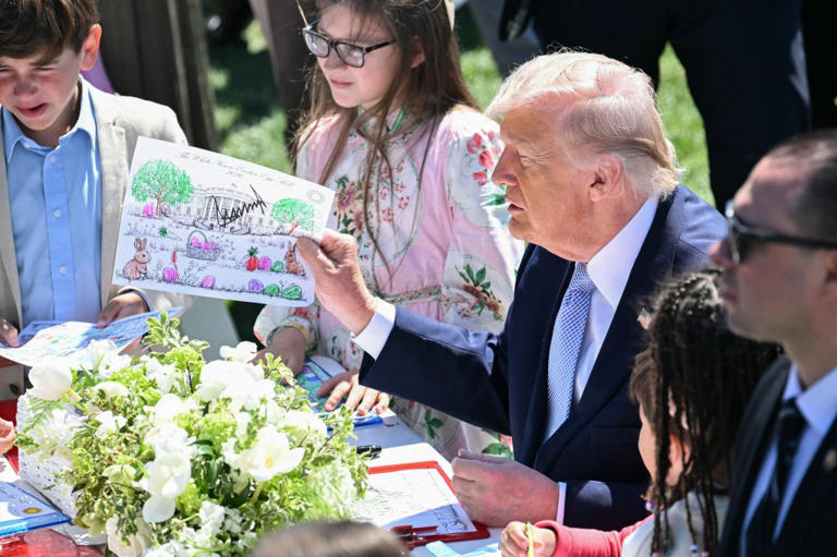 Trump, first lady Melania tell children of Iran that US is fighting for ...