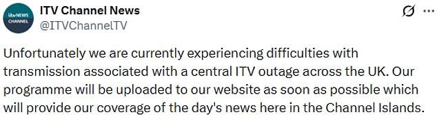 Chaos as ITV News dramatically disappears off the air leaving viewers ...