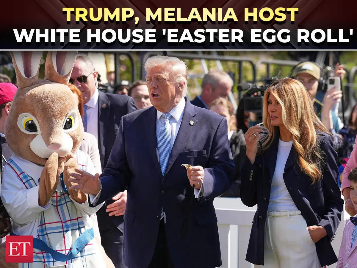 Easter egg roll: Trump, First Lady Melania host White House event as ...
