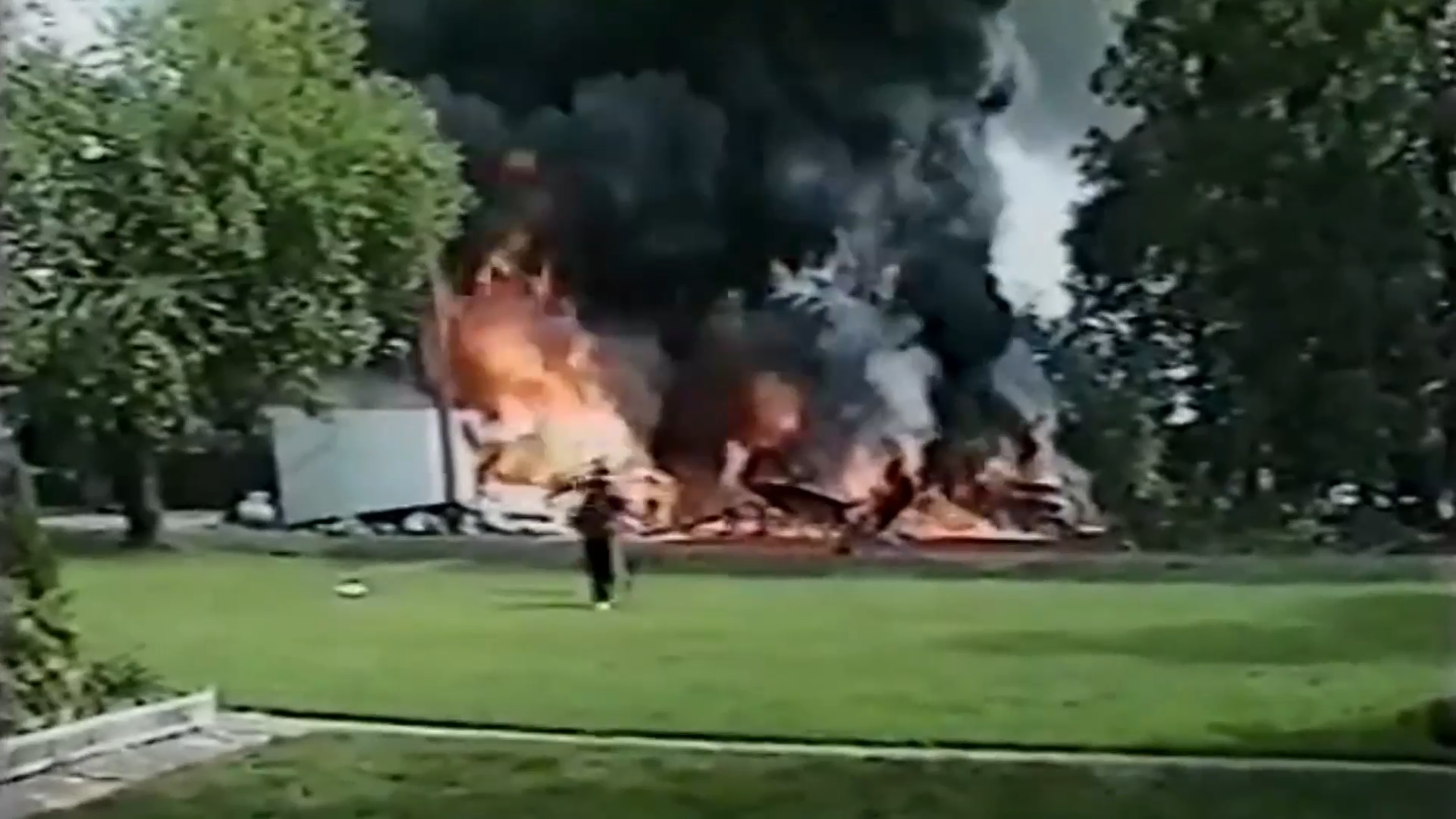 After the F-117 crashed, the military locked down the neighborhood