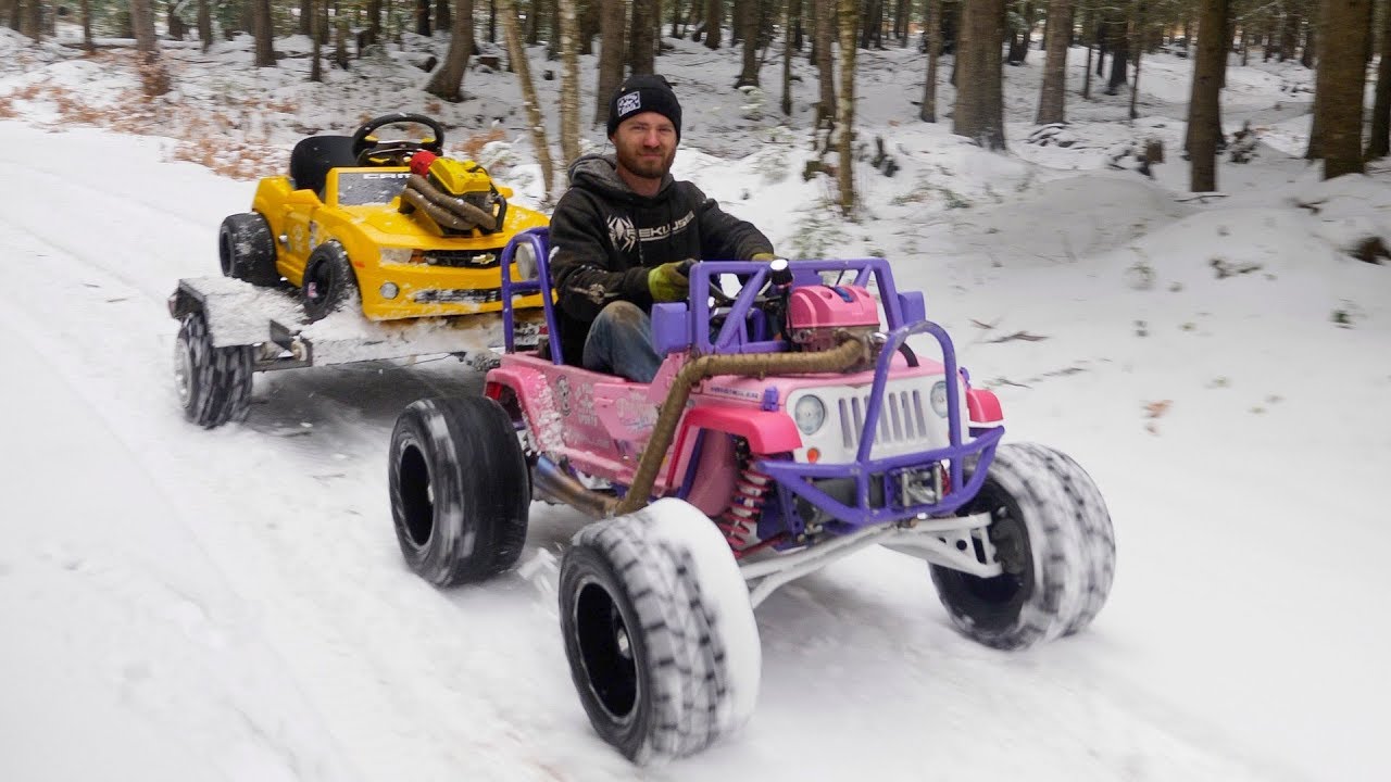 CRF 450 Barbie Jeep gets a tow package