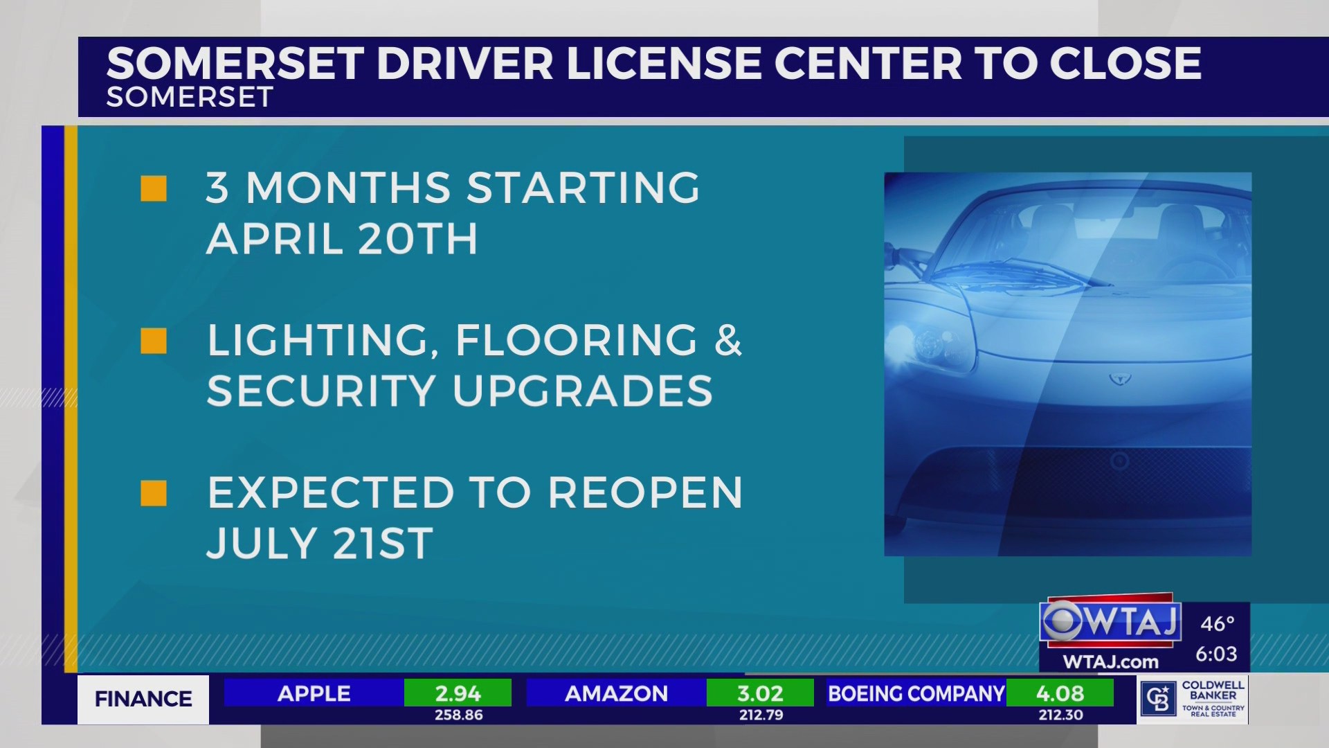 Somerset Driver License Center to close 3 months for renovations
