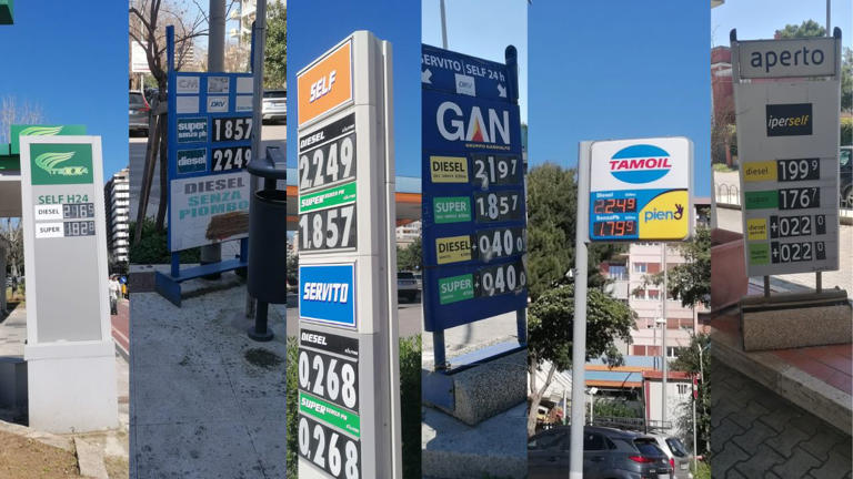 Carburanti, prezzi alti in Sicilia: gasolio oltre 2 euro al litro