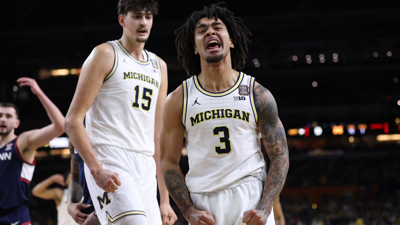 Michigan tops UConn to win NCAA title