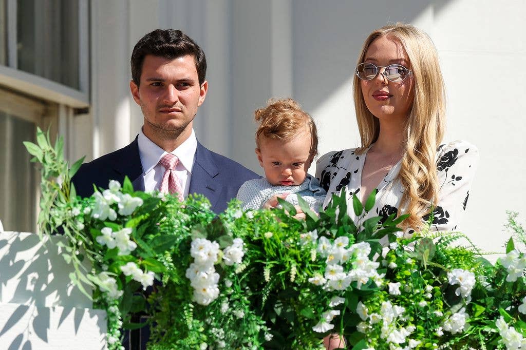Tiffany Trump's adorable son channels his grandfather in rare public ...