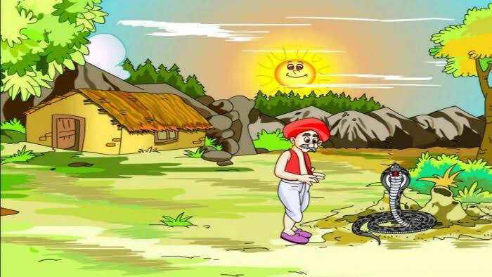 A farmer's encounter with a snake: A lesson in greed
