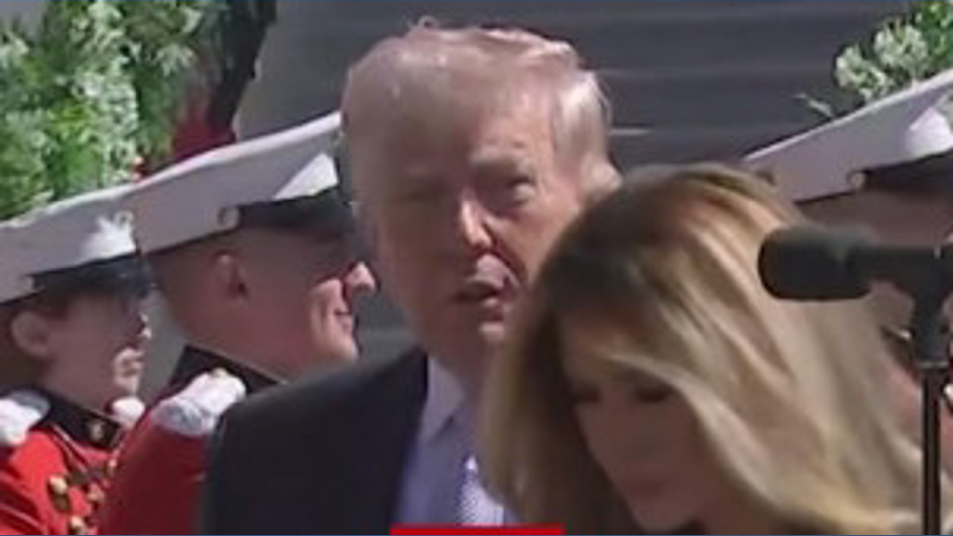 Trump talks Iran during Easter Egg Roll