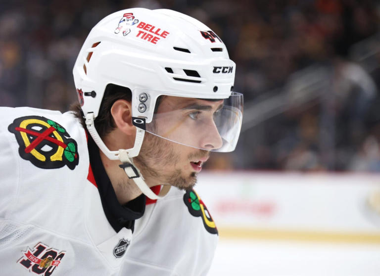 Blackhawks’ Wyatt Kaiser finding his best two-way game at the end of ...