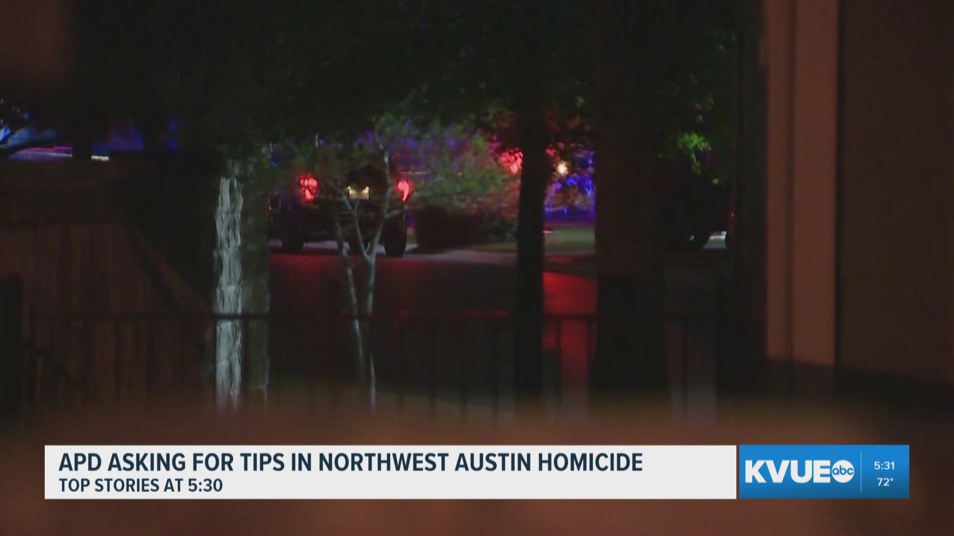 Police asking for tips in deadly northwest Austin shooting
