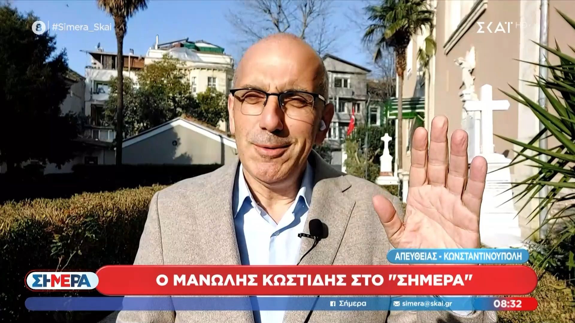 Καμπάνα ορθόδοξου ναού διέκοψε τον Μ. Κωστίδη: «Ας ακούσουμε λίγο, με ...