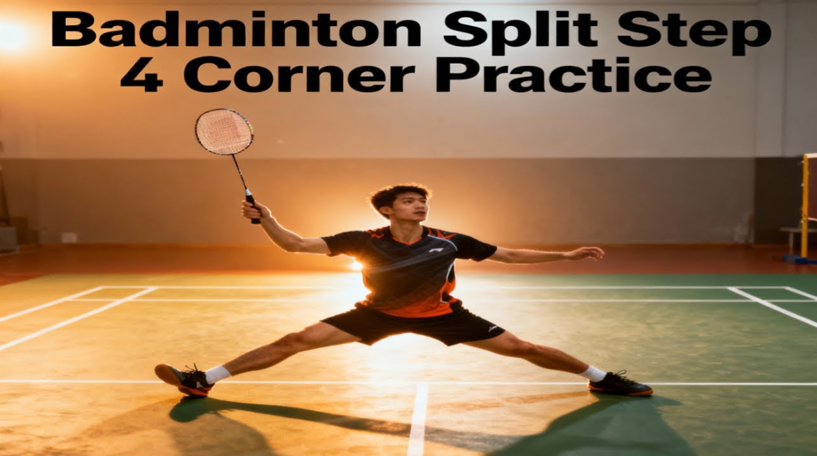 How to practice the split step in badminton