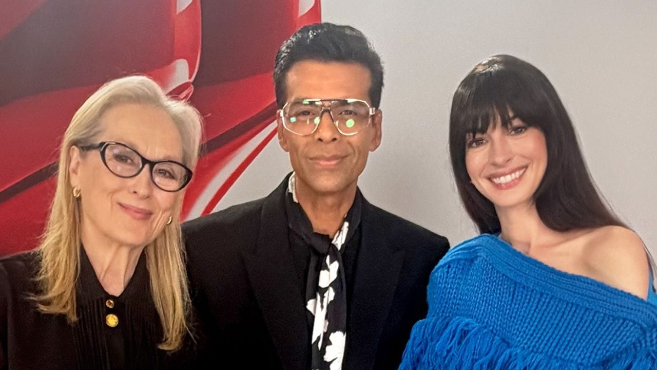 Karan Johar enjoys his dream-come-true moment with Meryl Streep and ...
