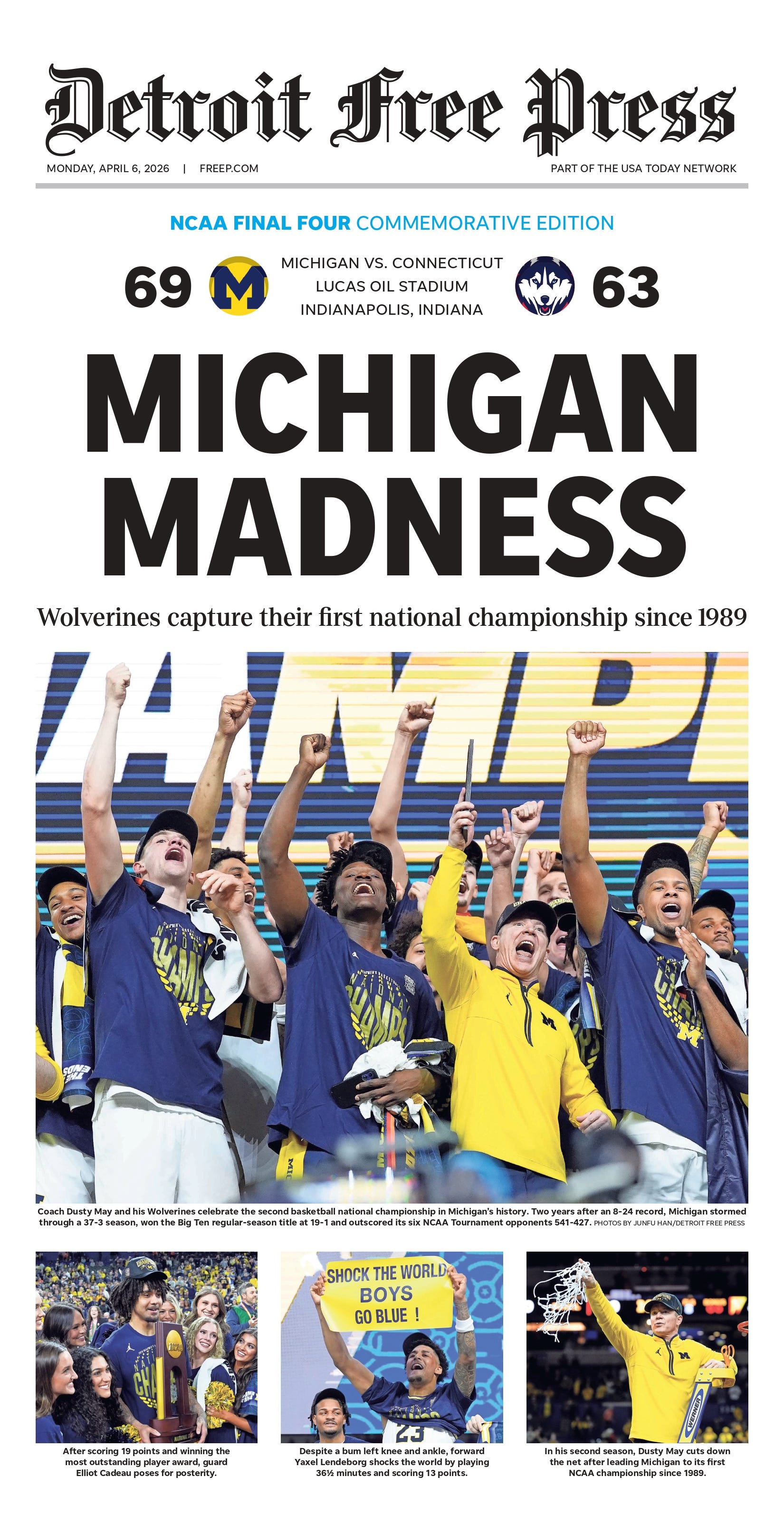 Celebrate Michigan basketball national title with championship book ...