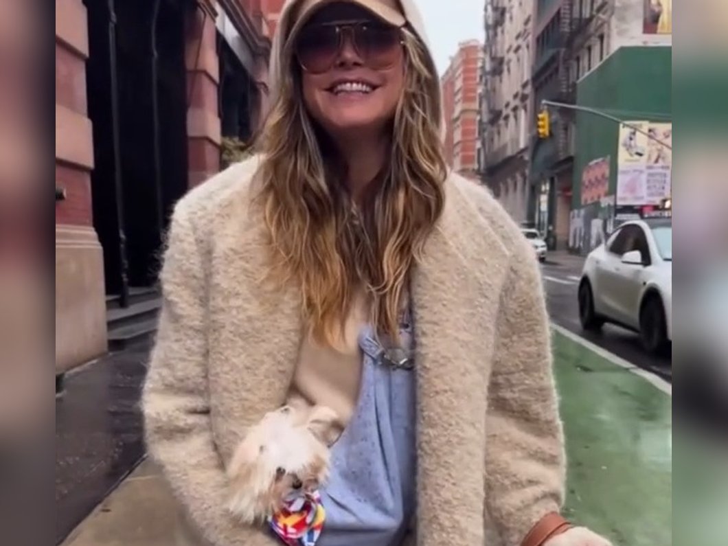 Unexpected addition to the family: Heidi Klum adopts another dog