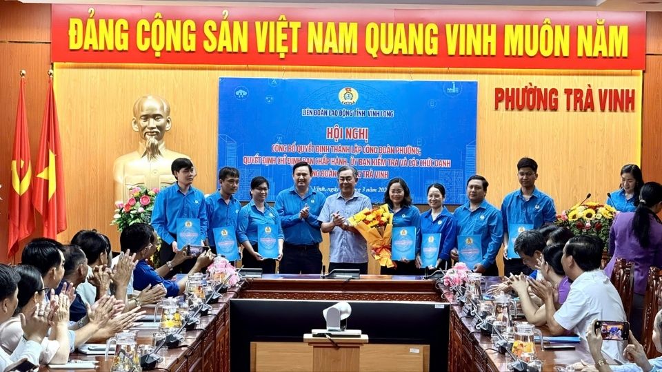 Vĩnh Long đẩy mạnh phát triển đoàn viên, thành lập công đoàn cơ sở