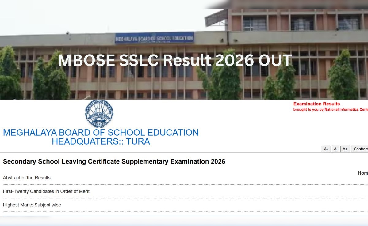 Meghalaya SSLC result 2026: Girls vs boys, who performed better? Check ...