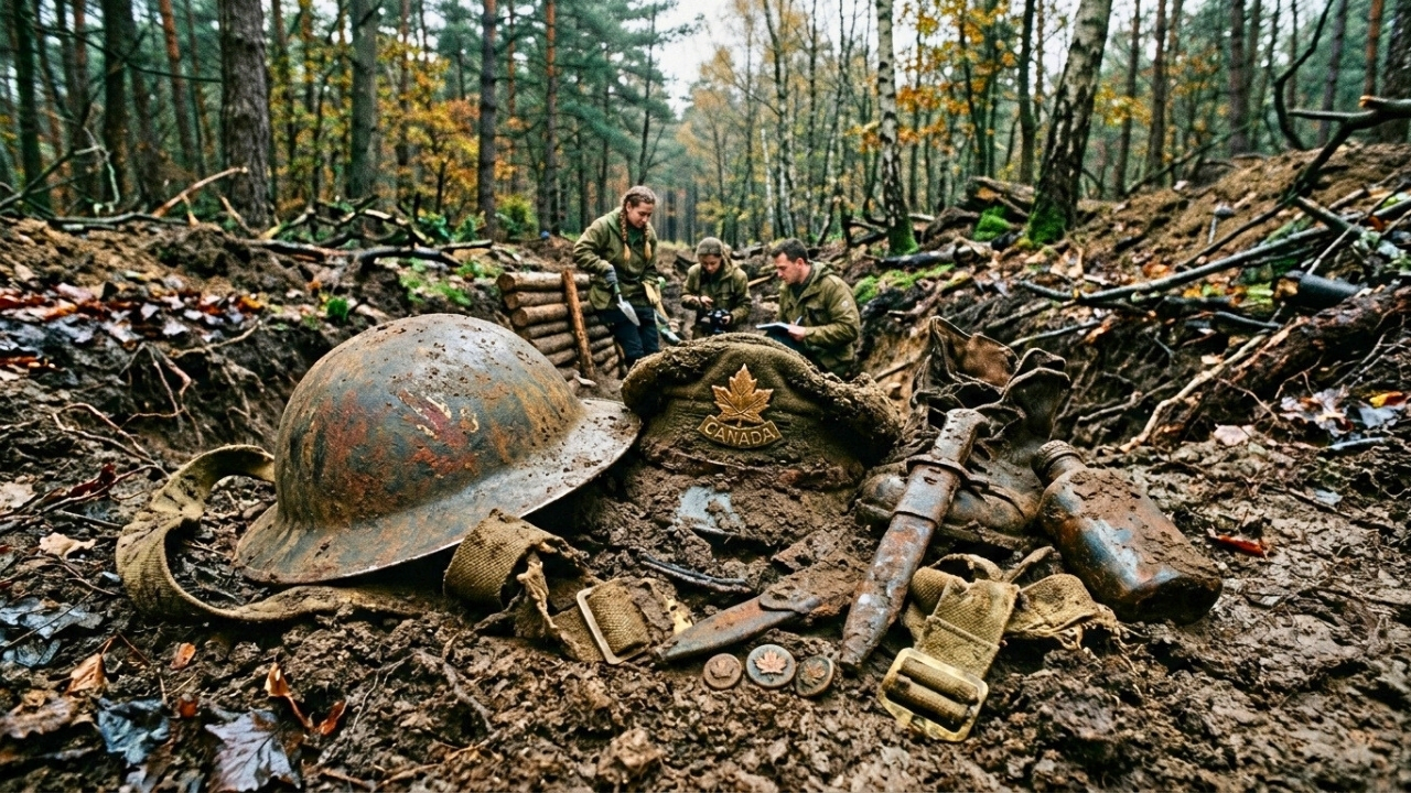 After 80 years, lost Canadian Army gear surfaced in Germany where ...