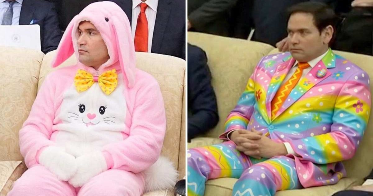 10 viral memes mock Marco Rubio as Easter Bunny after White House ...