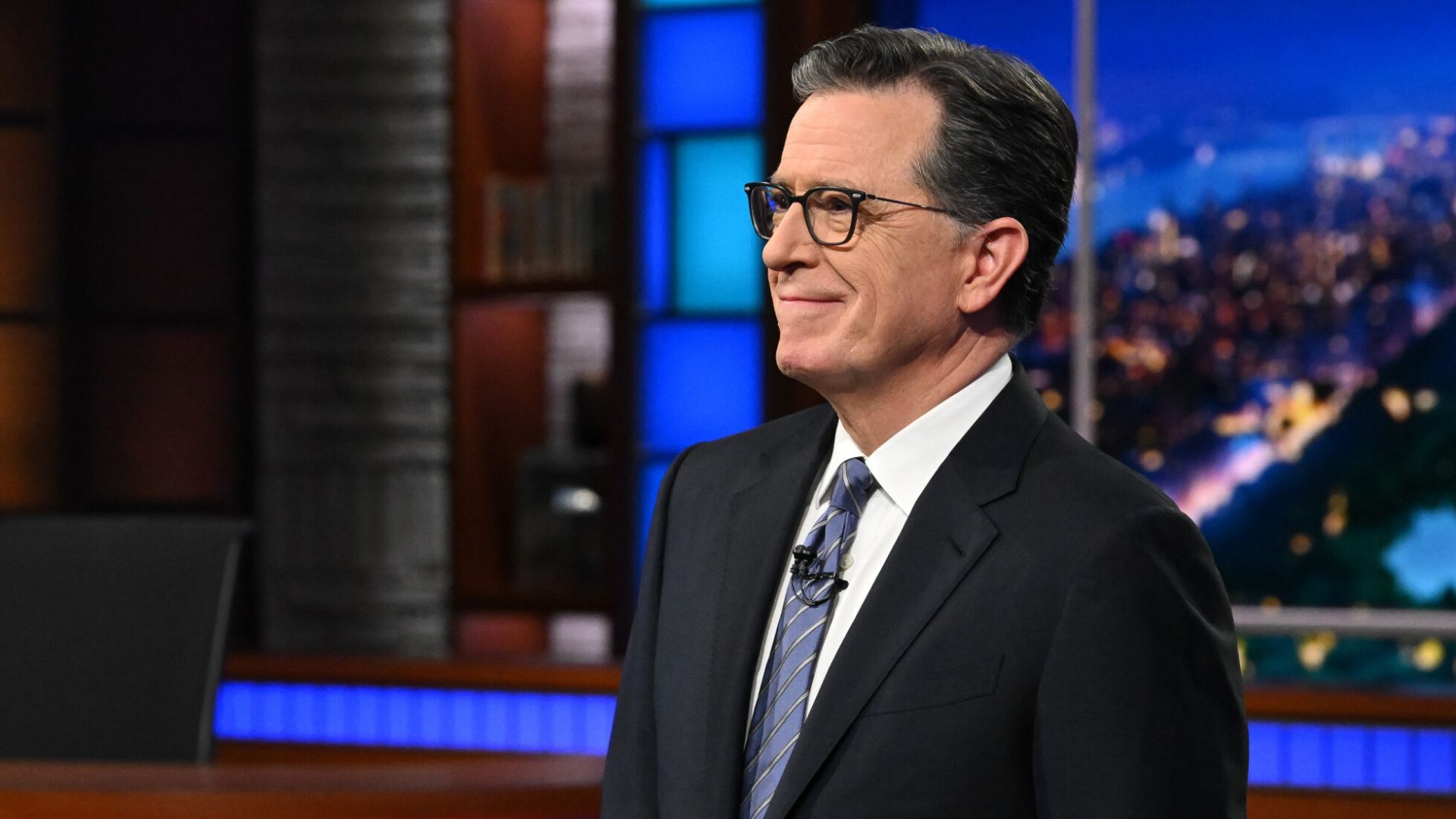 Trump celebrates late show ending, shares AI video confronting Colbert