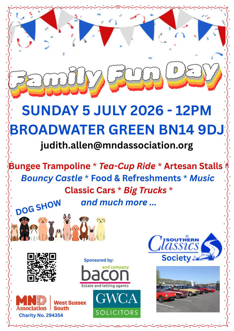 Family fun day in Worthing on Sunday July 5 2026