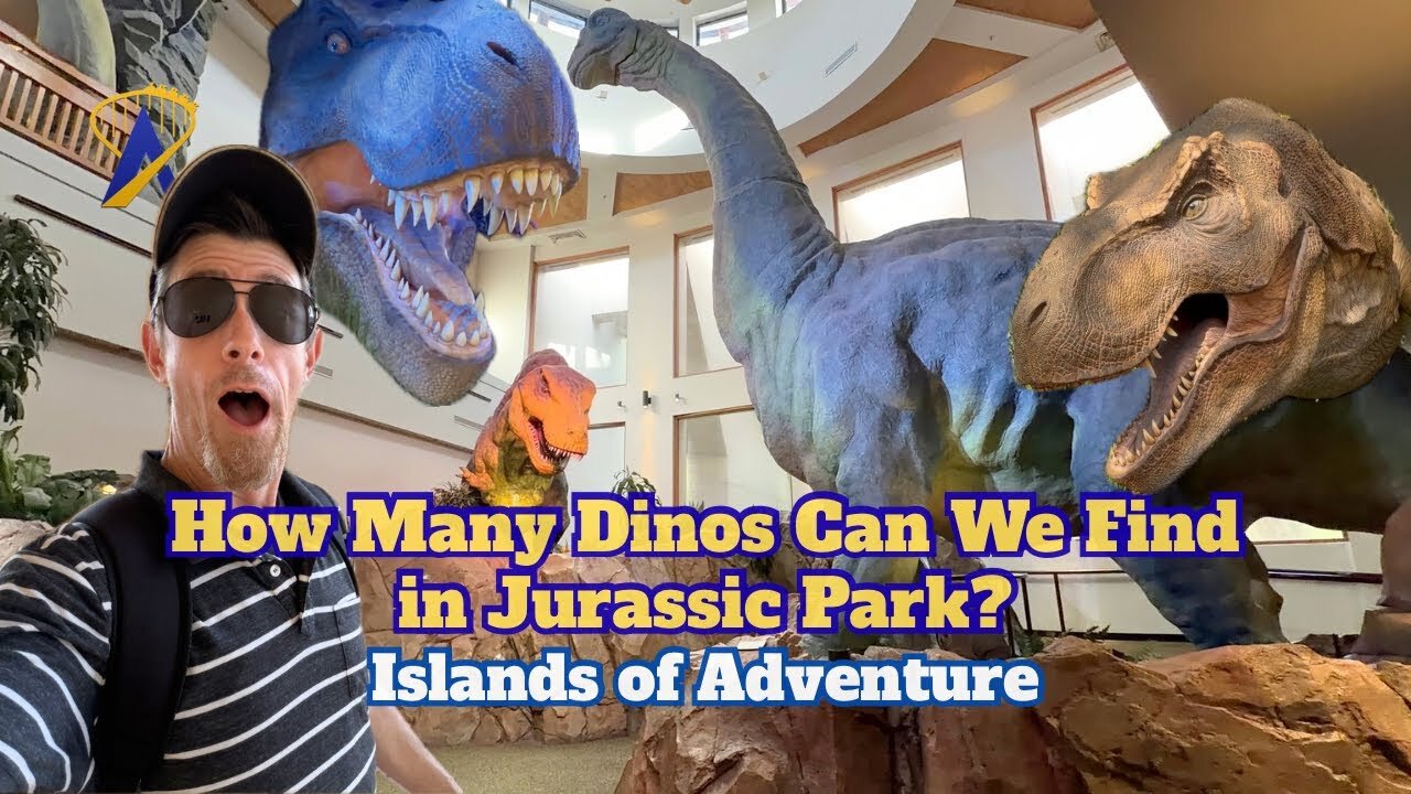 How many dinosaurs can we find in Jurassic Park at Islands of Adventure ...