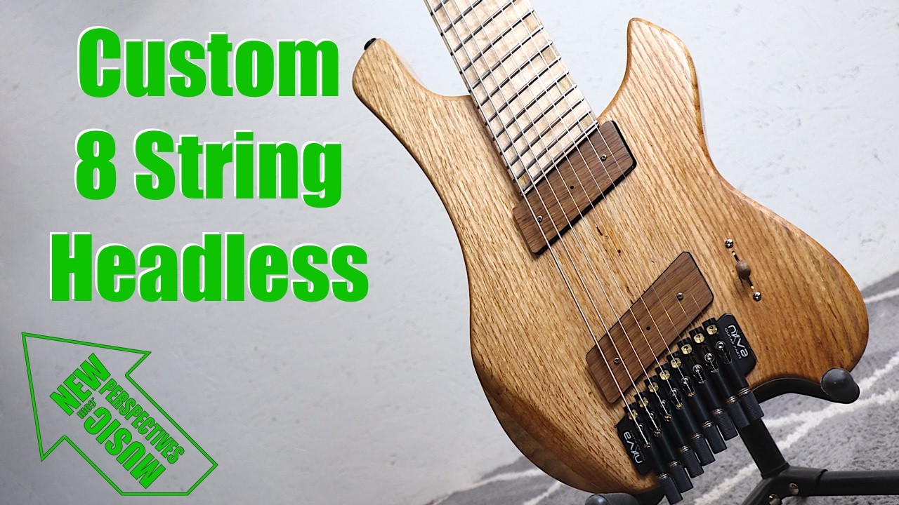 New perspectives with a custom 8-string headless guitar
