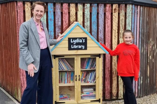 County Durham girl turns seventh birthday wish into community library ...