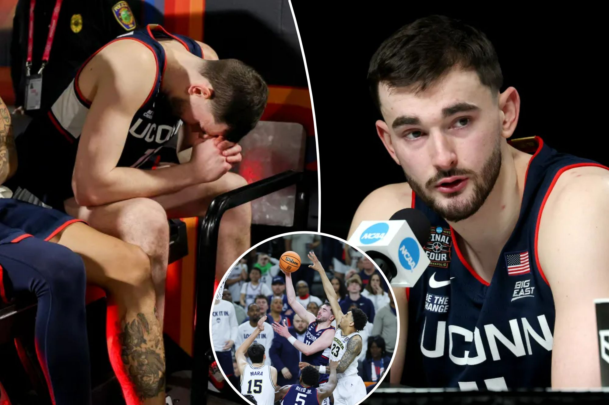 Alex Karaban holds head high as historic UConn career ends with pain of ...