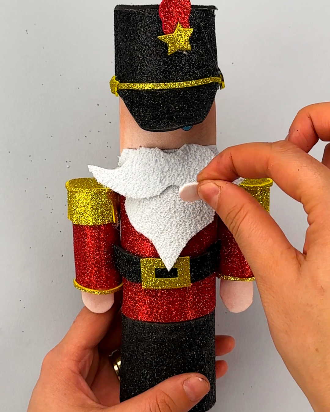 Adorno de cascanueces navideño DIY🎄