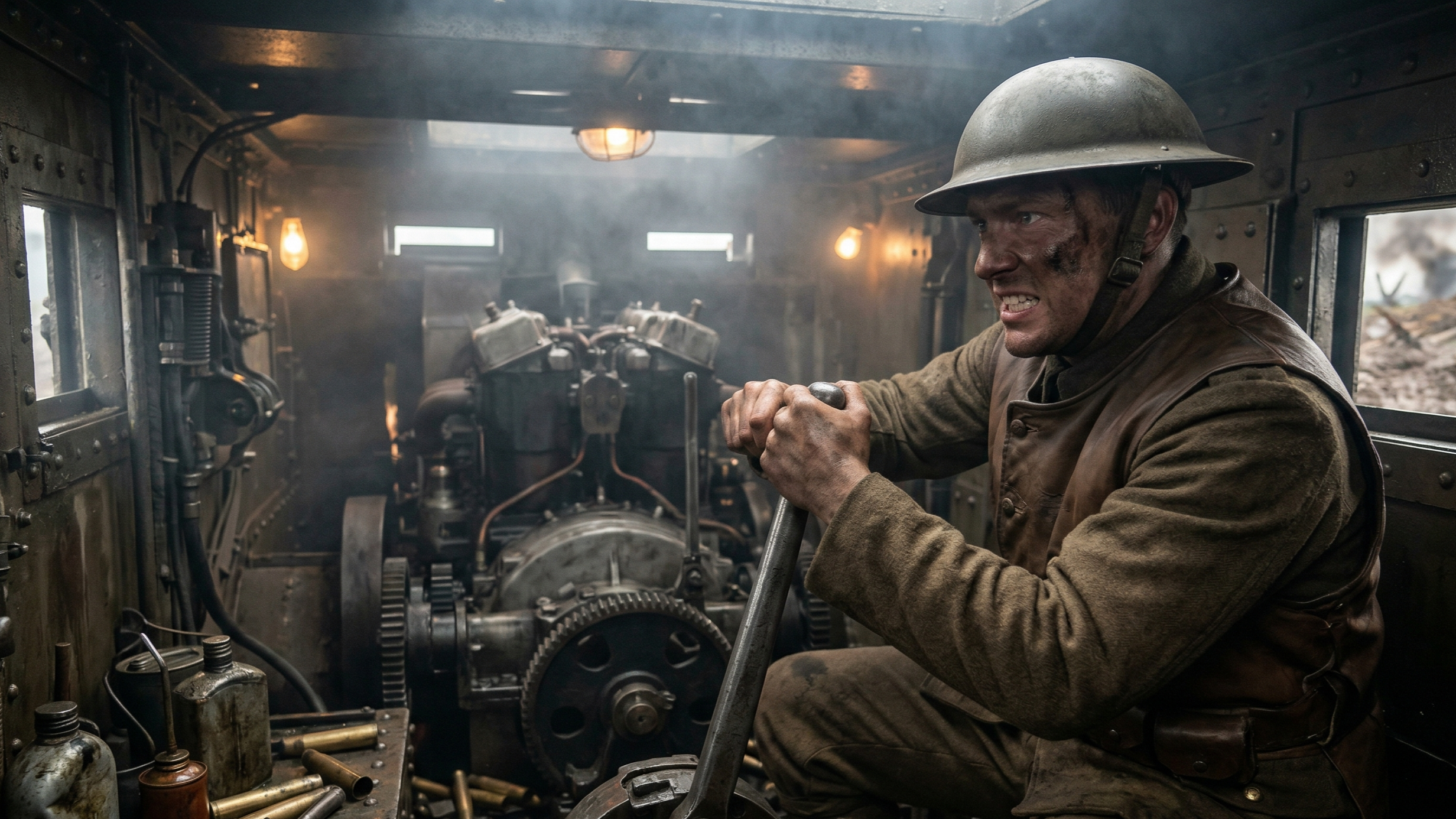 Como era viver dentro do tanque mais avançado da Primeira Guerra