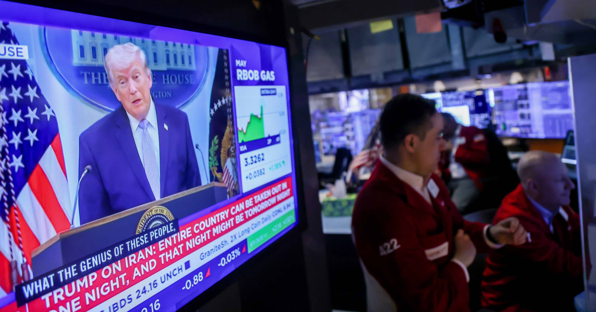 CNBC daily open: Trump says Iran can 'be taken out in one night'