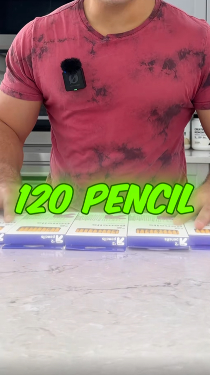 60-second pencil break challenge: How fast can I snap them all