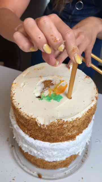 Making grocery store cakes beautiful