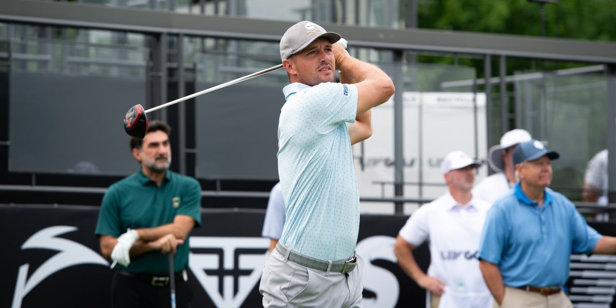 Bryson DeChambeau’s water skip shot turns a practice round into a ...