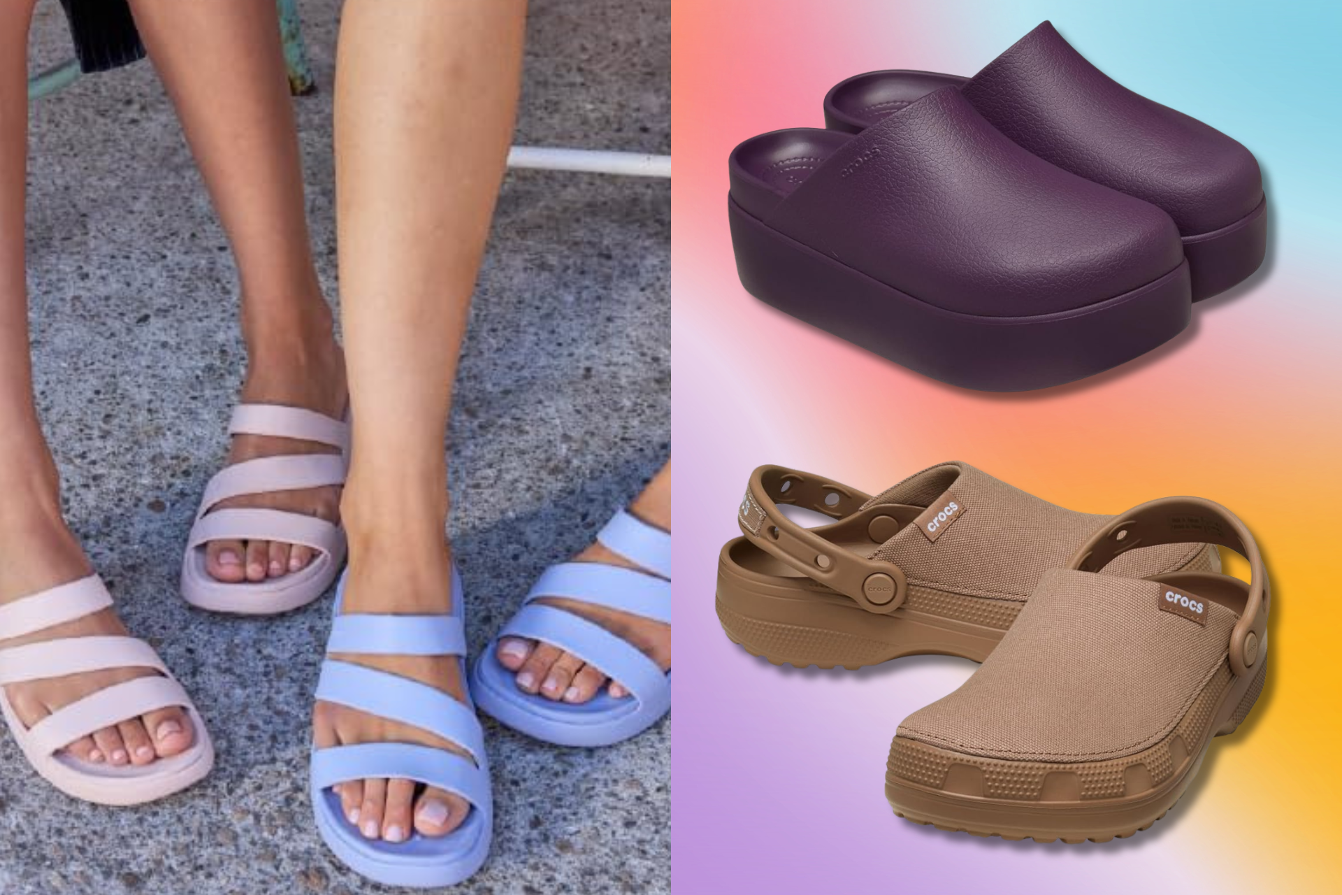 These Crocs offer signature comfort minus the, um, ghastly appearance