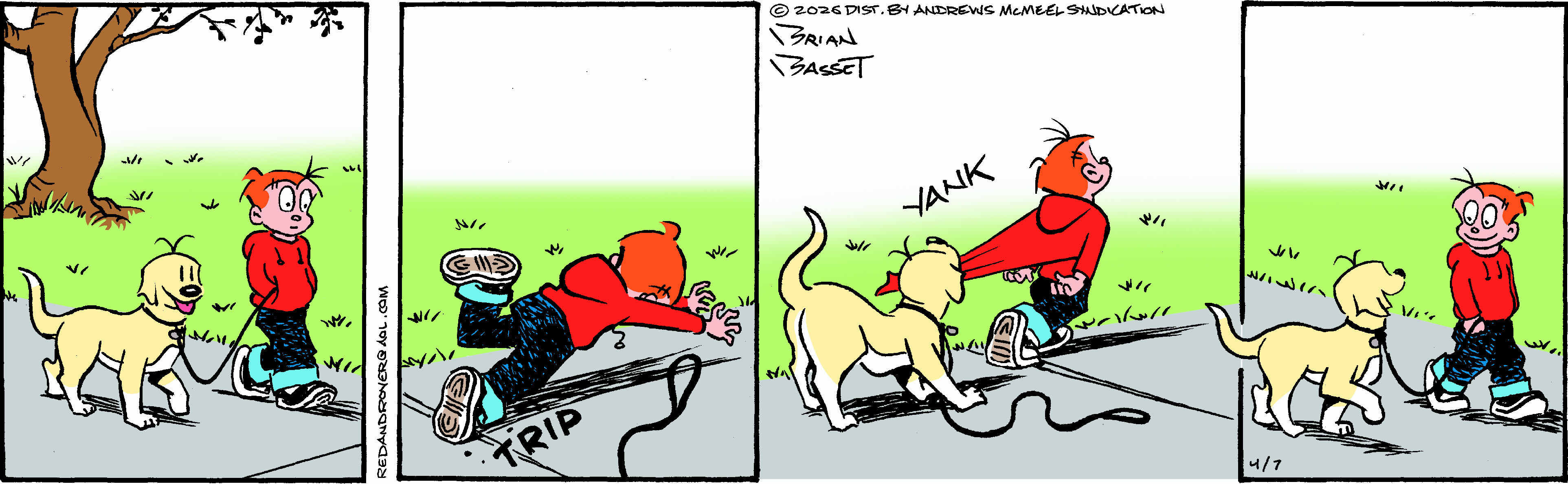 Red and Rover by Brian Basset
