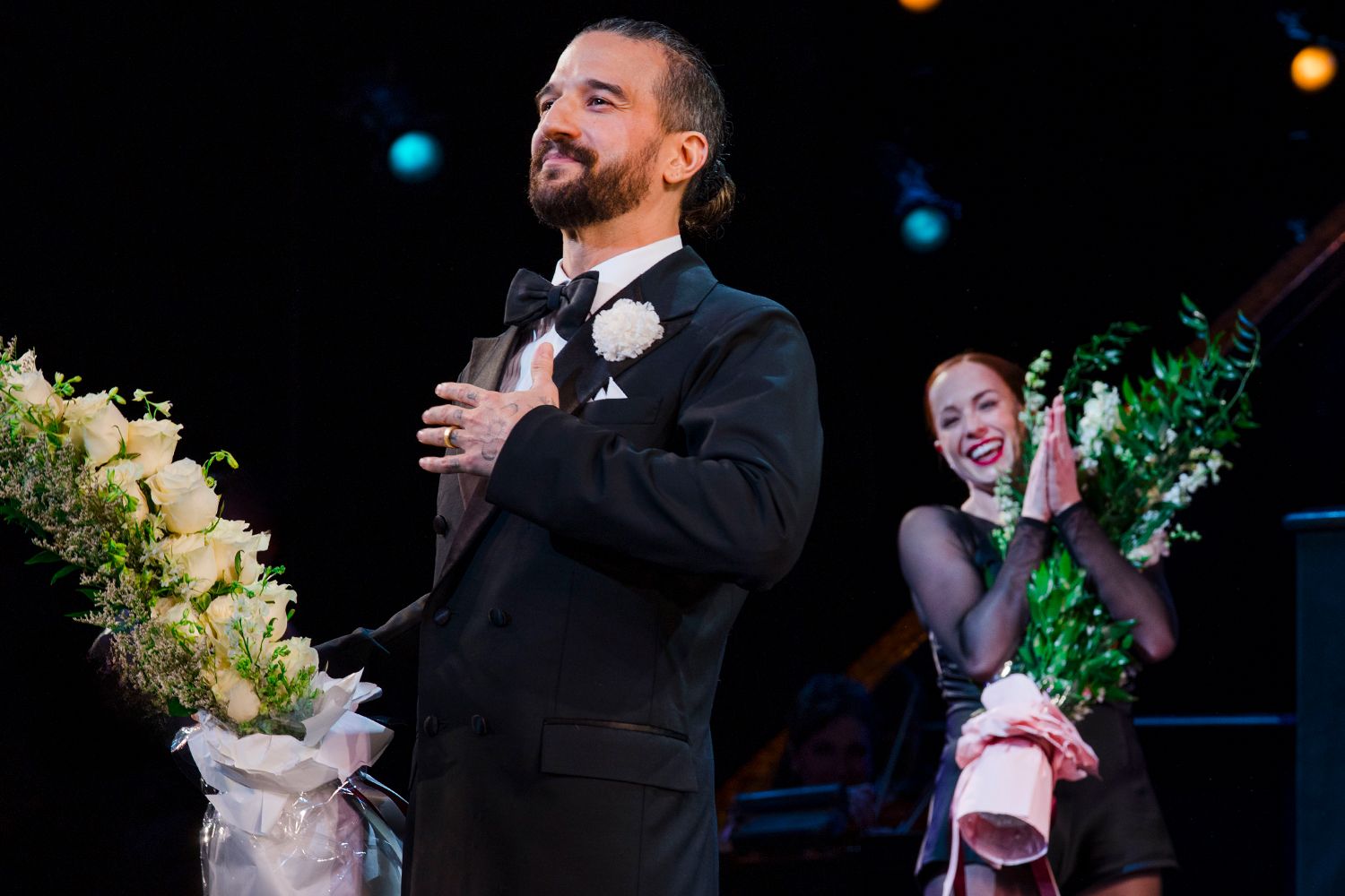 Mark Ballas takes his first Broadway bow in "Chicago" opposite his ...