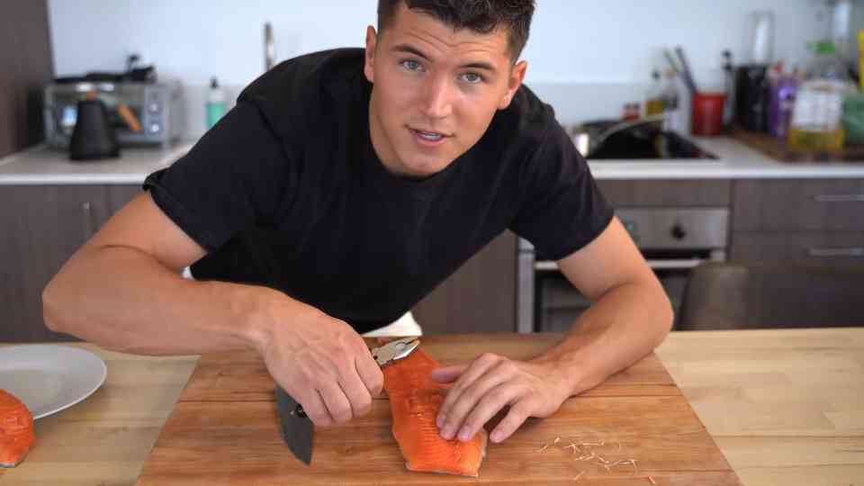 How Arctic char is cooked properly - heat and fat balance