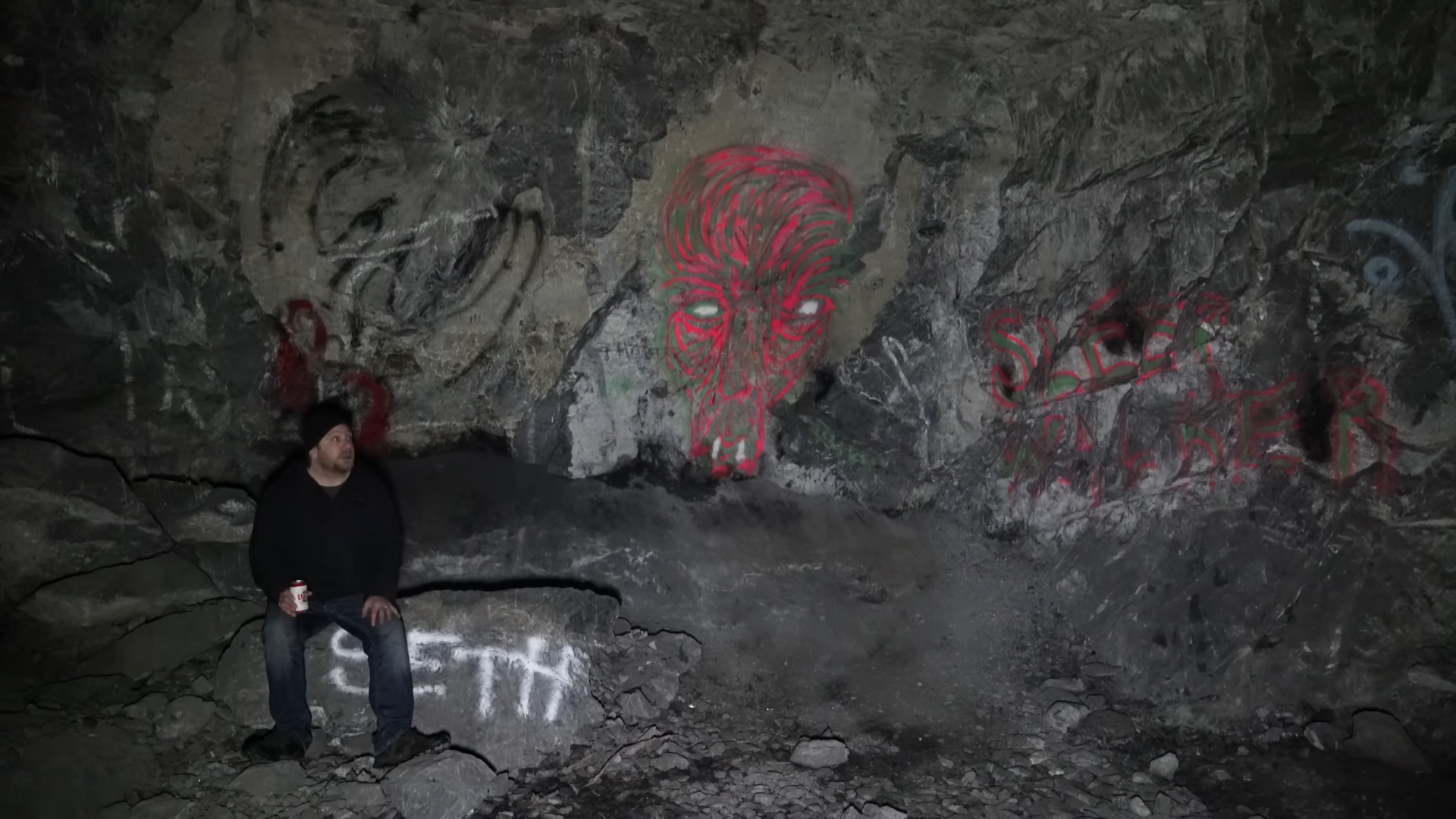 He thought it was just an abandoned place until night fell