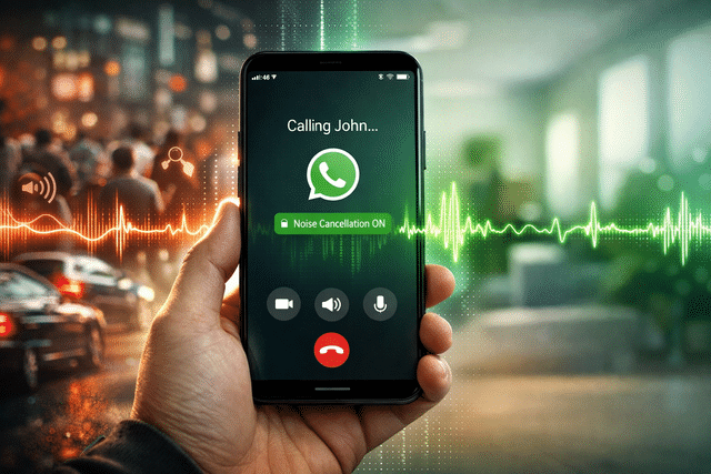 WhatsApp's new noise cancellation feature: clearer calls even in busy ...