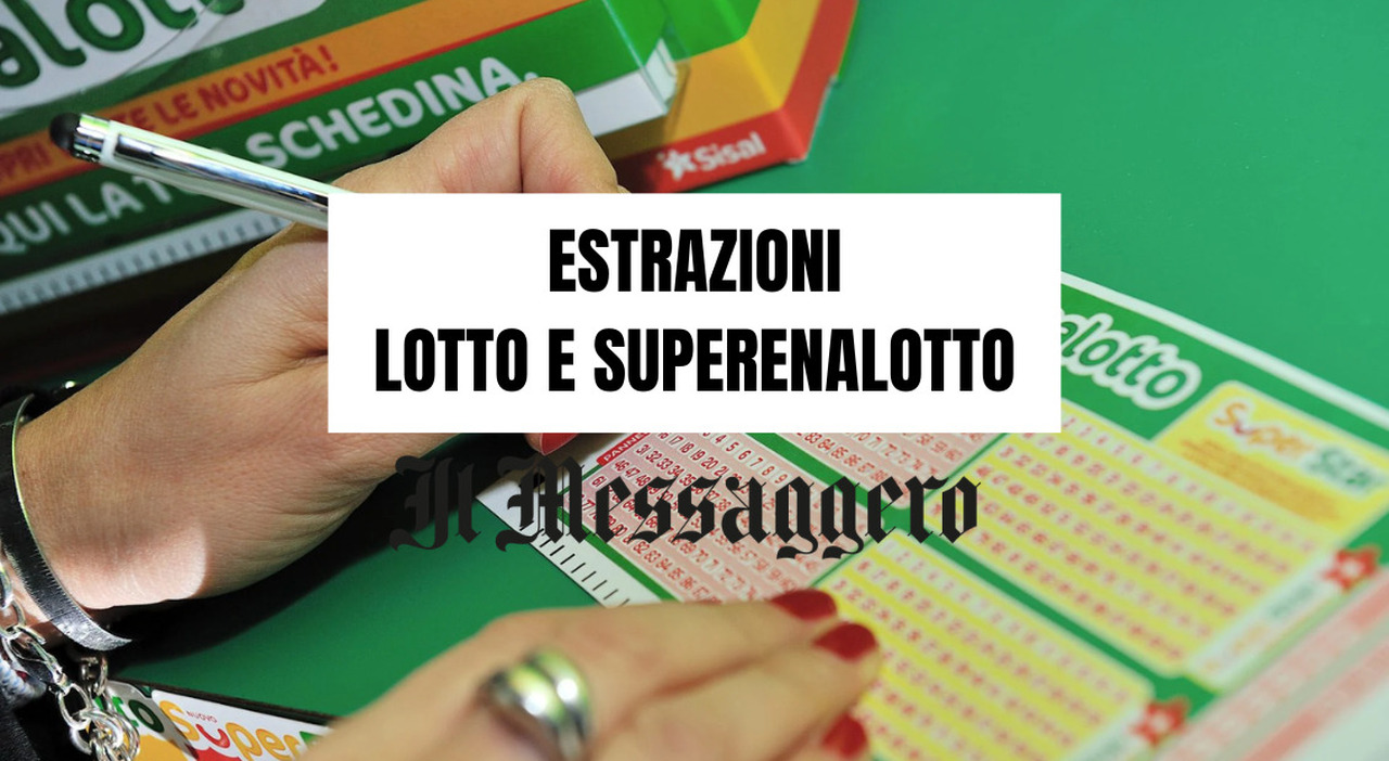 Estrazioni Lotto, Superenalotto e 10eLotto di oggi martedì 7 aprile ...