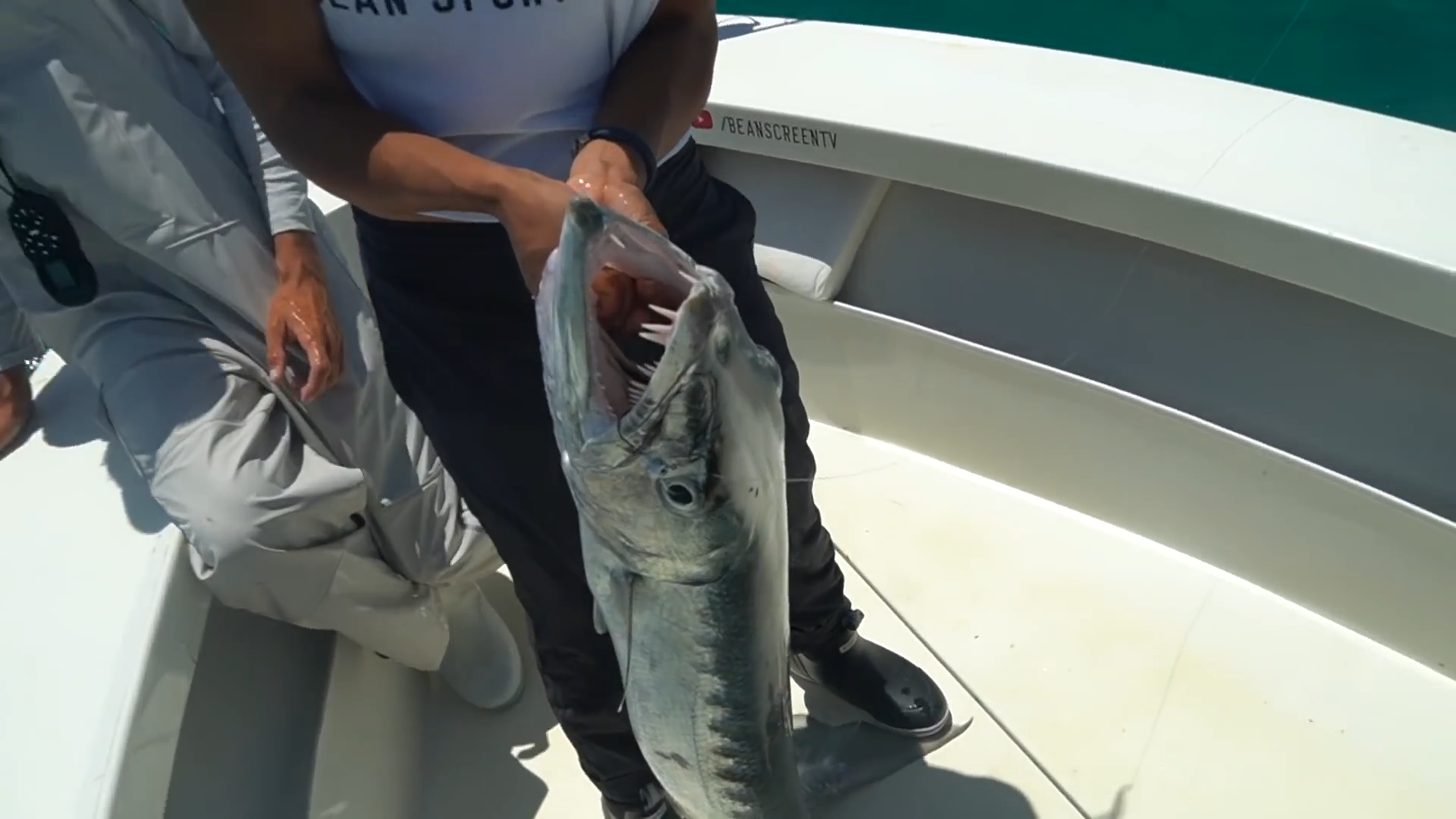 They were terrified of this catch... they are lucky to be alive