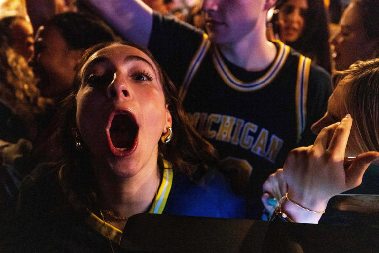 Photos: Ann Arbor parties like it’s 1989 as Michigan wins national title