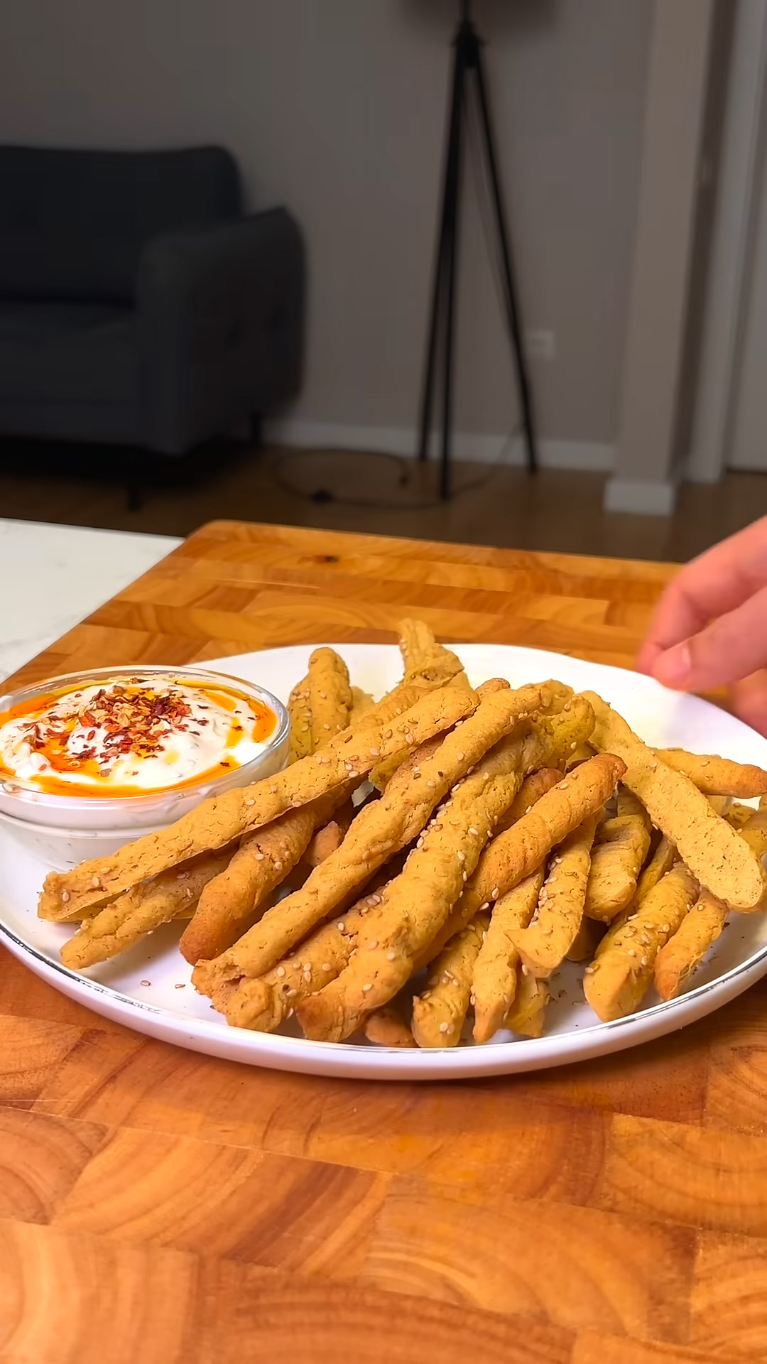 Simple chickpea fries recipe for protein-rich snacking